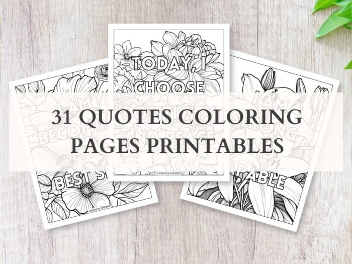 31 free quote coloring pages printables - Unica Self